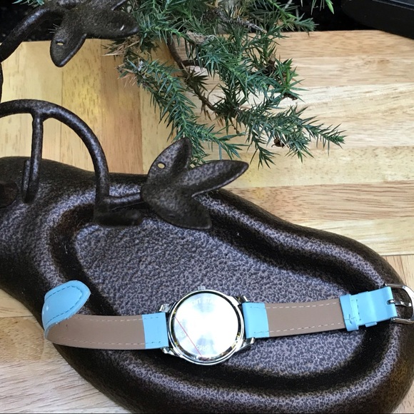 BWC | Accessories | Bwc Baby Blue Sparkly Face Watch | Poshmark